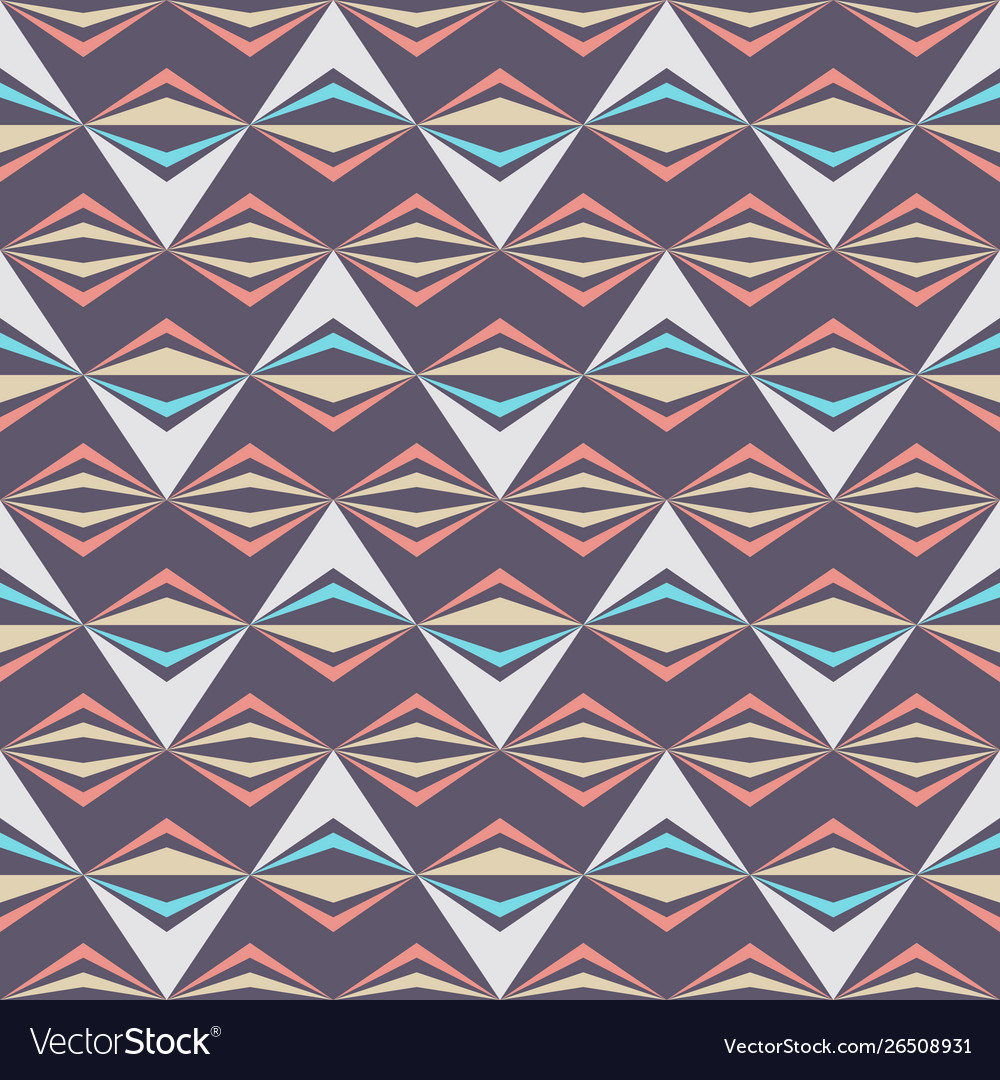 Abstract seamless pattern triangle elements Vector Image