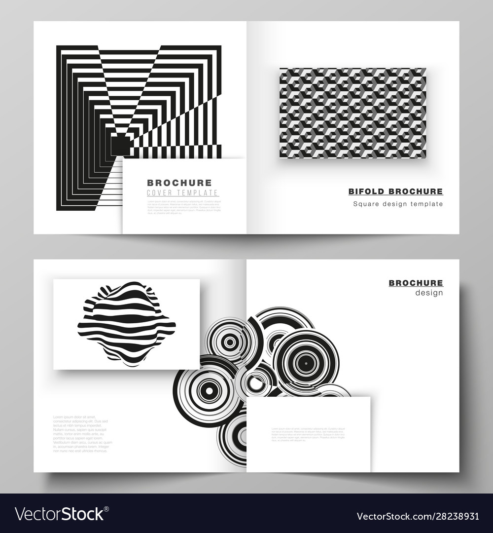 Layout two covers templates Royalty Free Vector Image