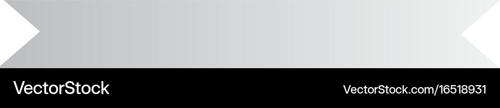 White ribbon banner icon on background Royalty Free Vector