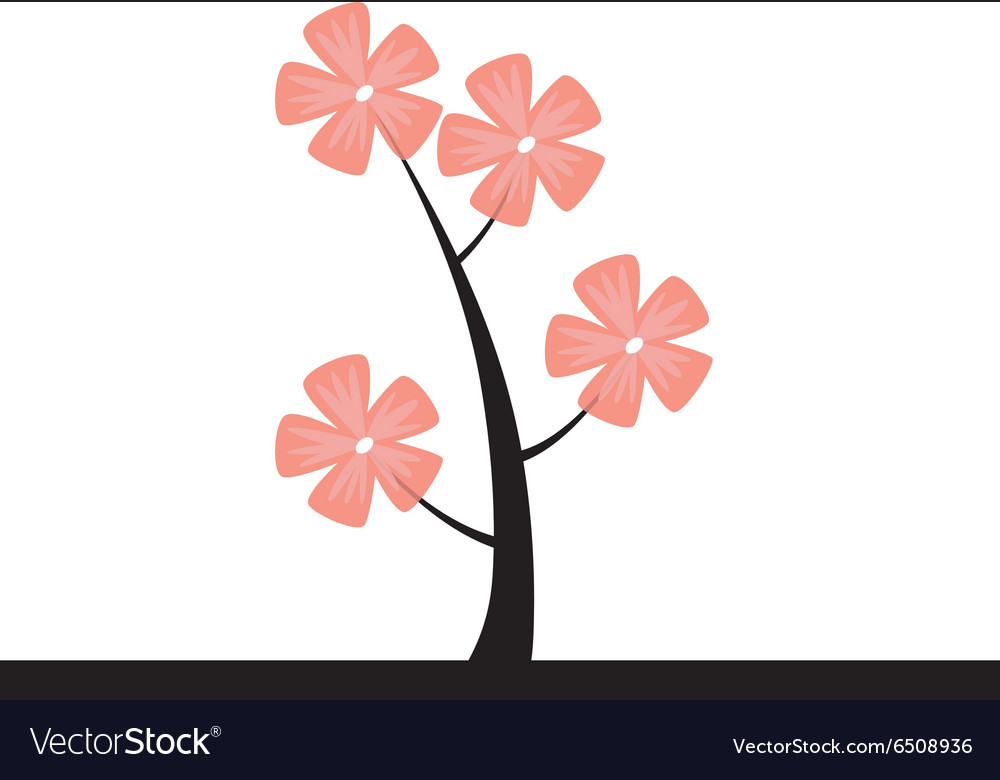 Abstract cute tree Royalty Free Vector Image - VectorStock