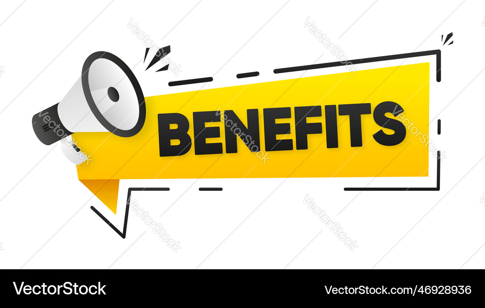 Business Benefits Banner Royalty Free Vector Image