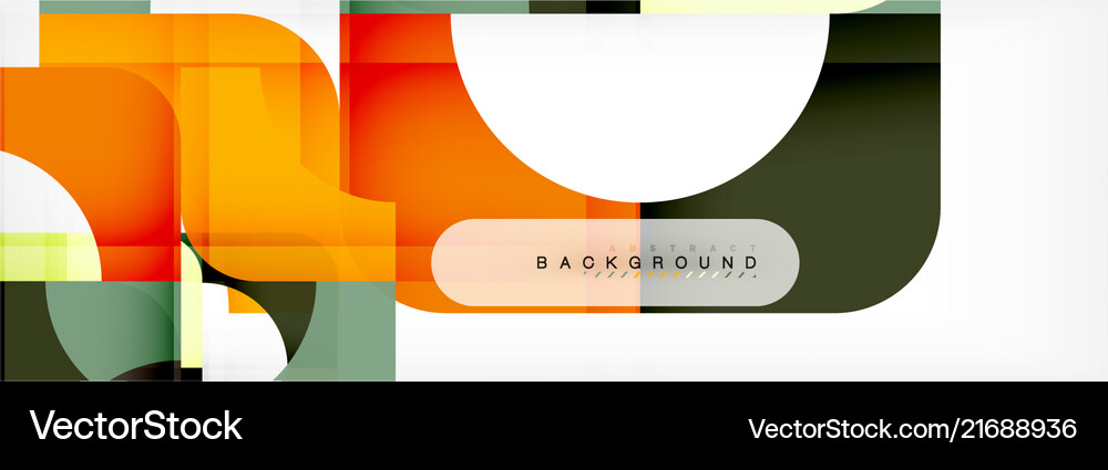 Color square shapes geometric modern abstract Vector Image