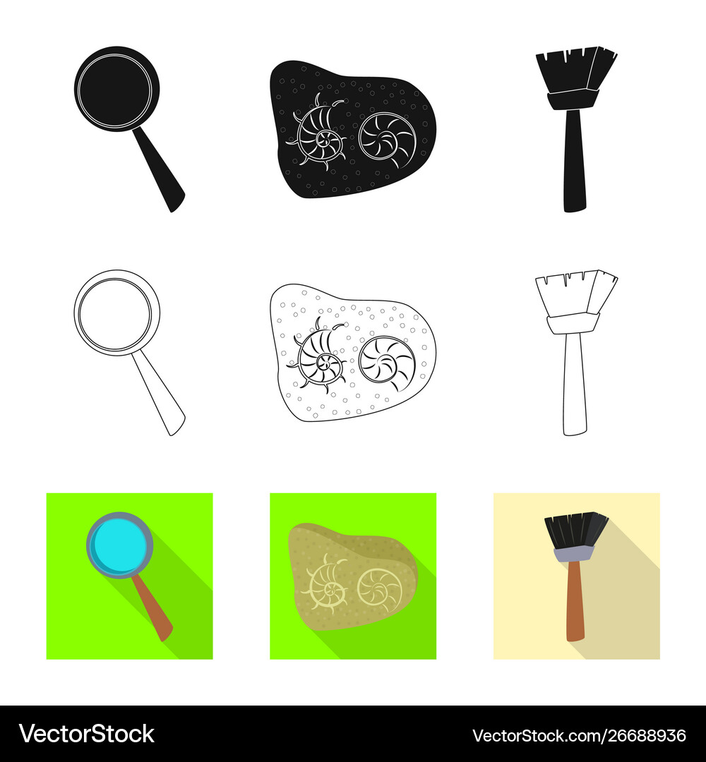 Design story and items icon collection Royalty Free Vector
