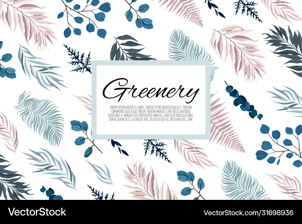 Floral design card greeting postcard Royalty Free Vector