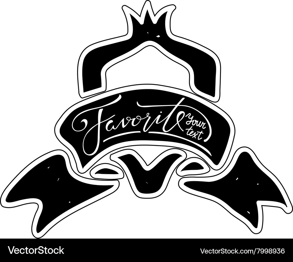 Hand drawn doodle banner Royalty Free Vector Image
