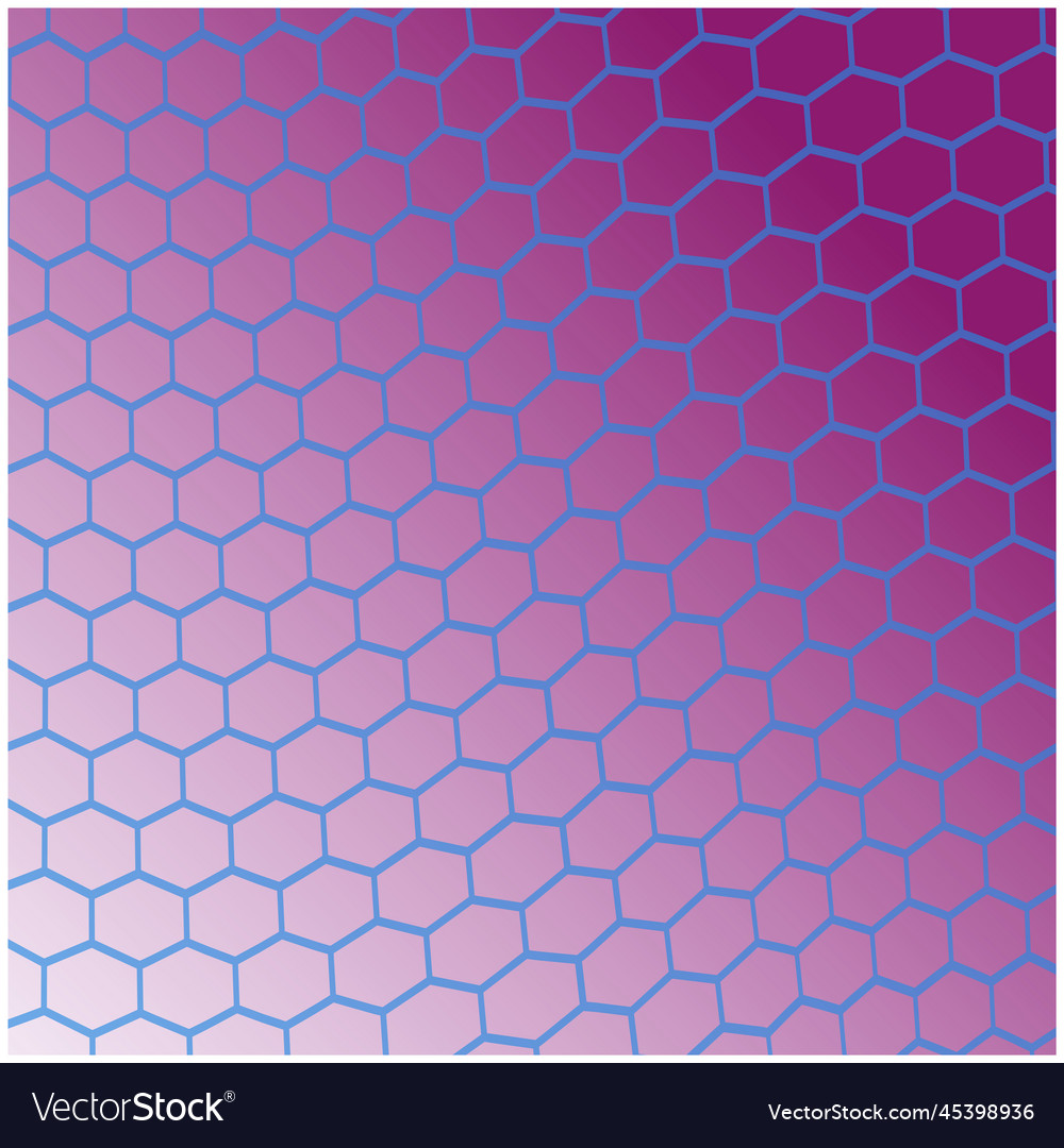 Hexagon background Royalty Free Vector Image - VectorStock