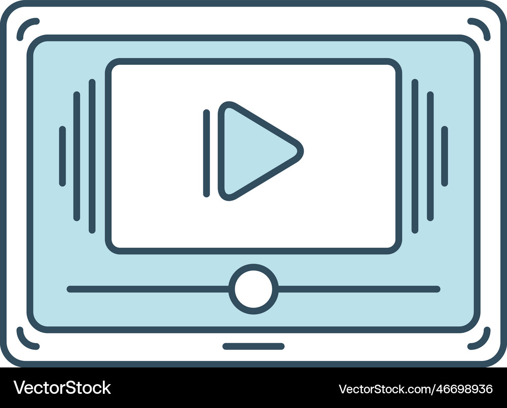 Mobile multimedia video Royalty Free Vector Image