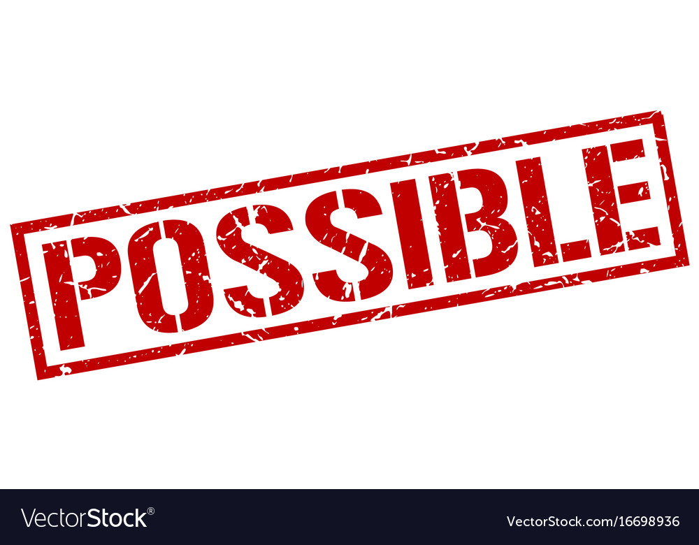 Possible stamp Royalty Free Vector Image - VectorStock