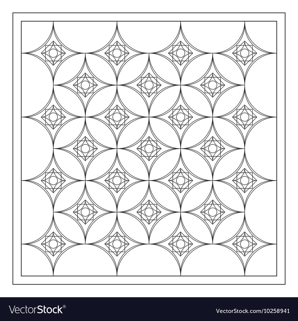 Geometrical circular pattern background Royalty Free Vector