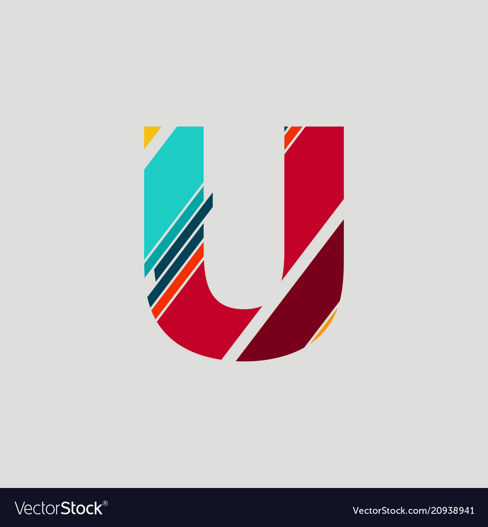 Initials letter logo Royalty Free Vector Image