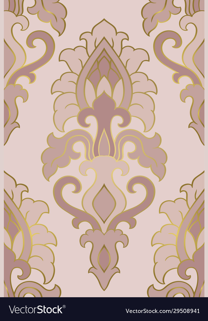Oriental pink pattern Royalty Free Vector Image