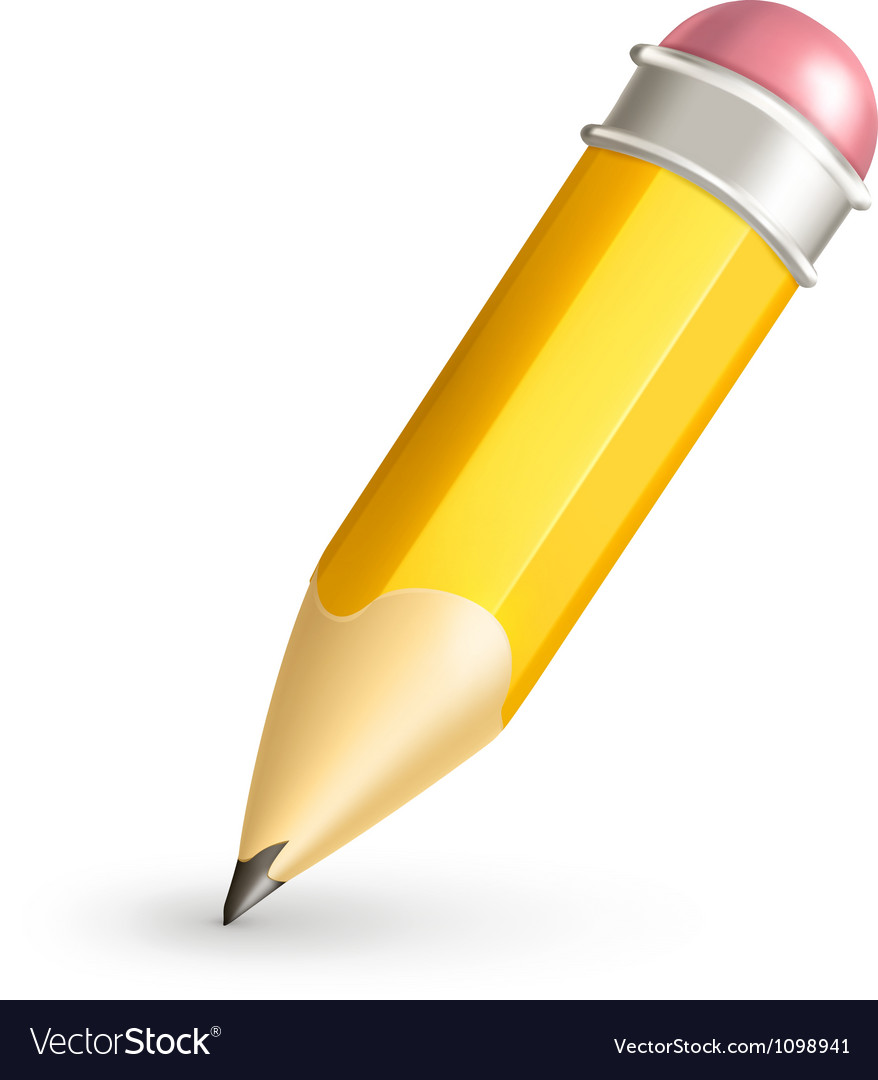 Pencil Royalty Free Vector Image - VectorStock