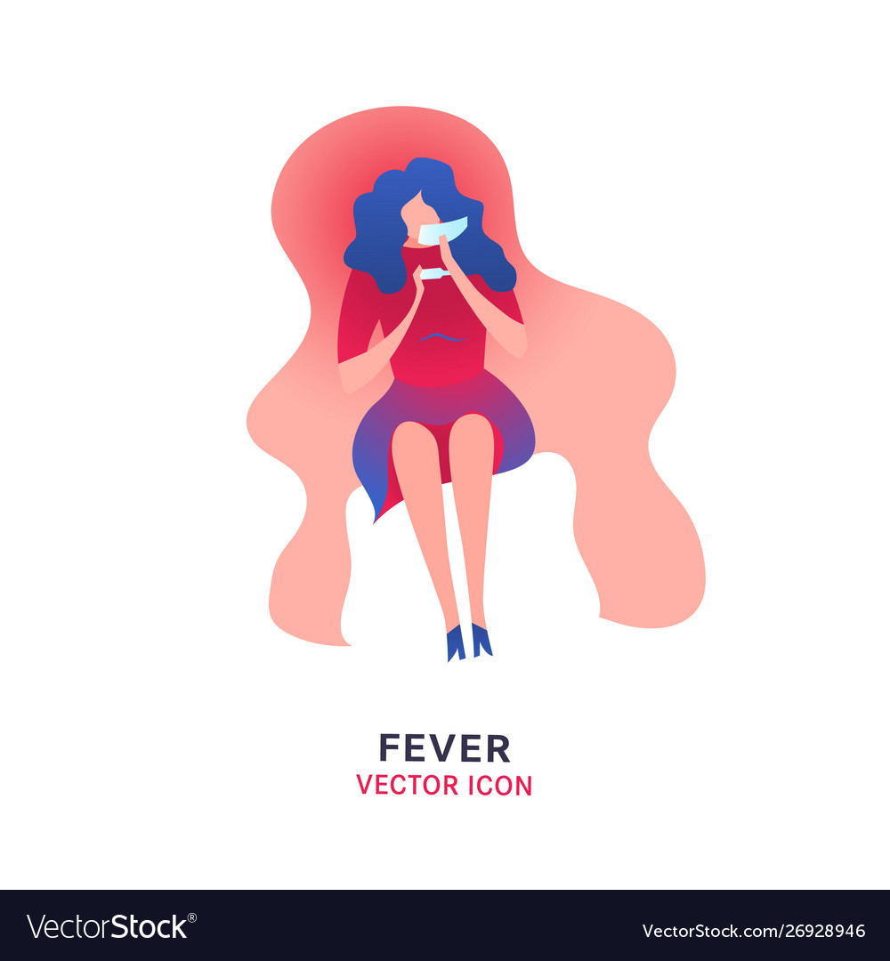 Fever icon Royalty Free Vector Image - VectorStock