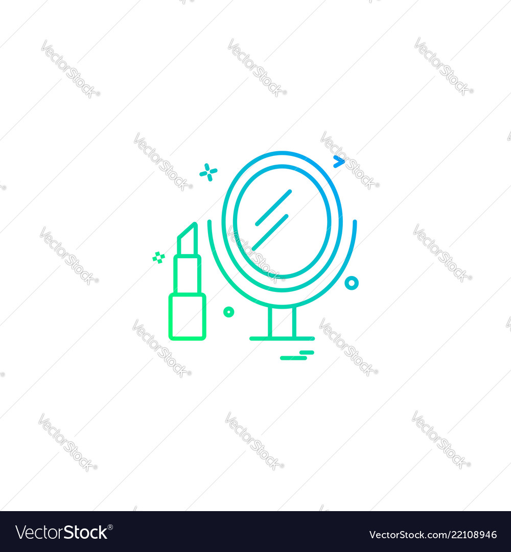 Makeup icon design Royalty Free Vector Image - VectorStock