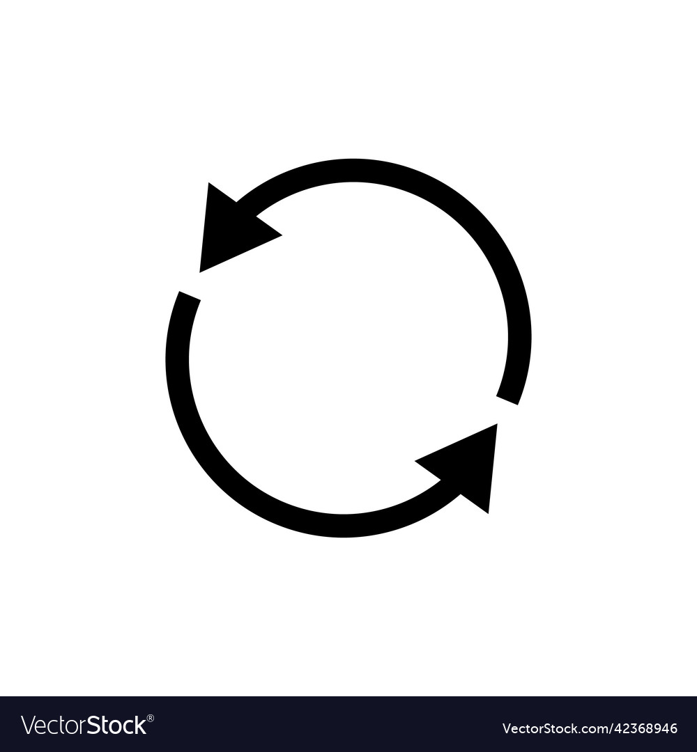 Rotating Arrows Vector