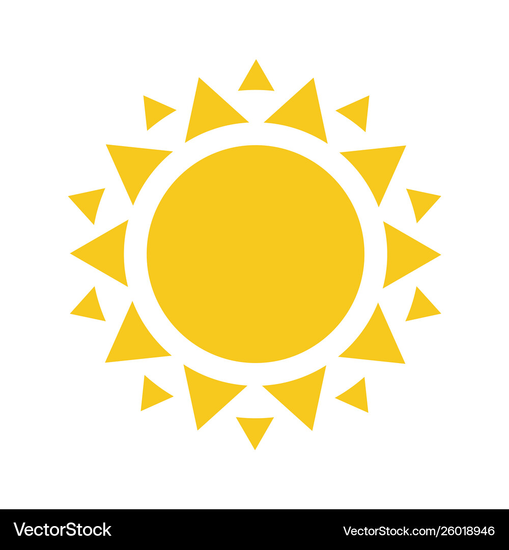 Sunny Icon Vector