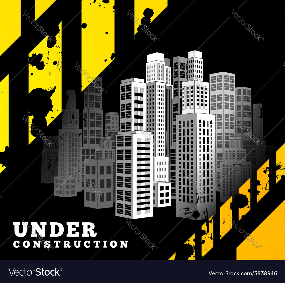 Under construction Royalty Free Vector Image - VectorStock