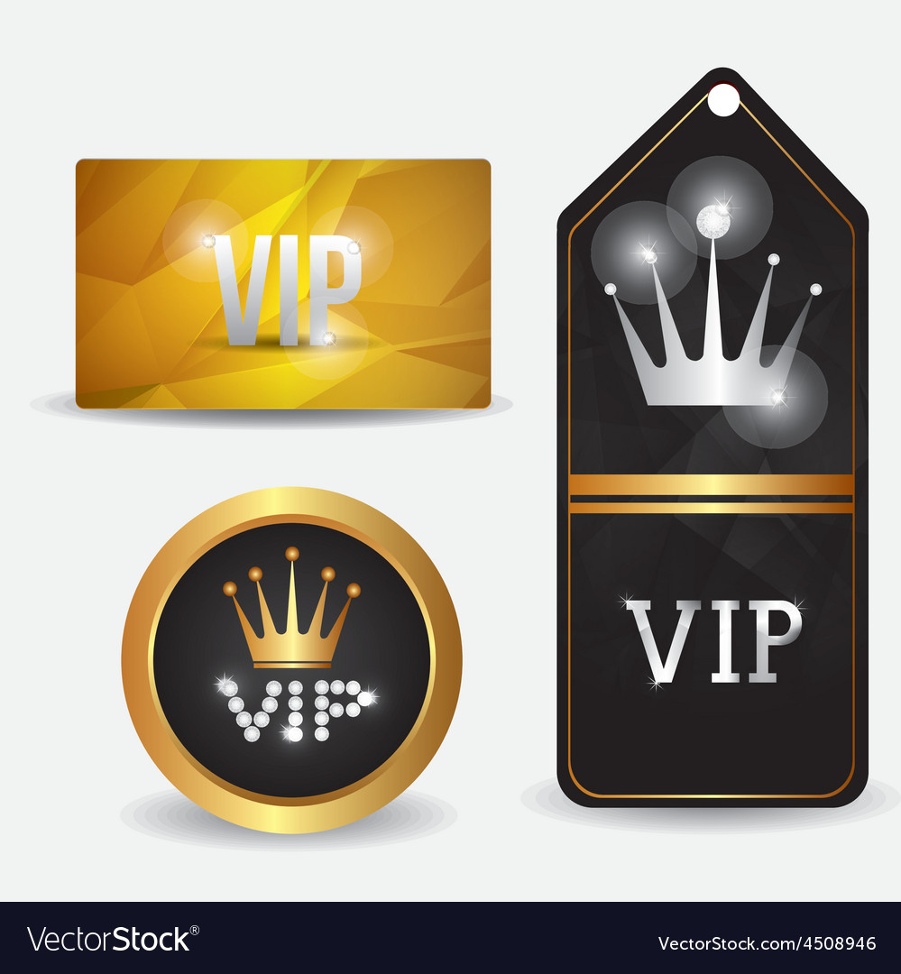 Vip design Royalty Free Vector Image - VectorStock