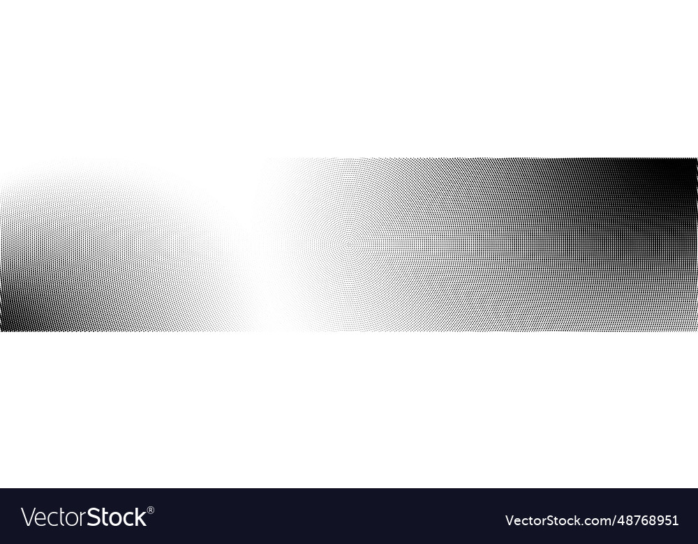 Black stippled gradient background pattern Vector Image
