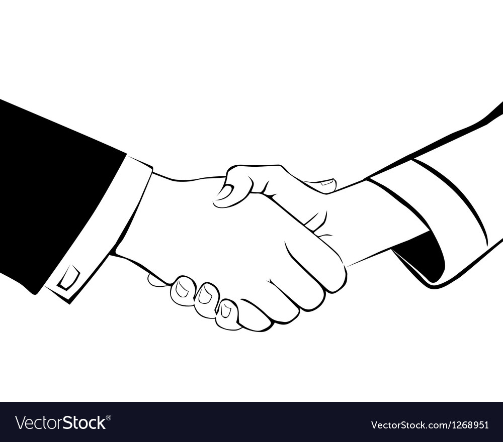 Handshake Royalty Free Vector Image - VectorStock