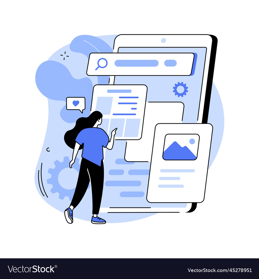 Usability Testing Abstract Concept Royalty Free Vector Image