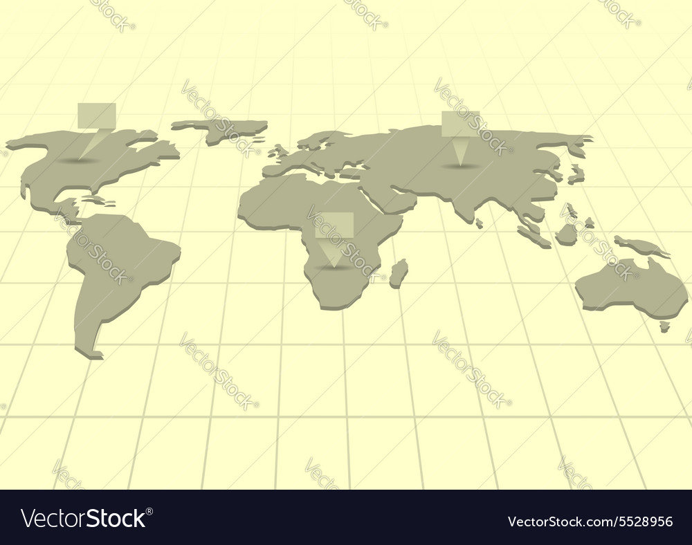 Map markers Royalty Free Vector Image - VectorStock