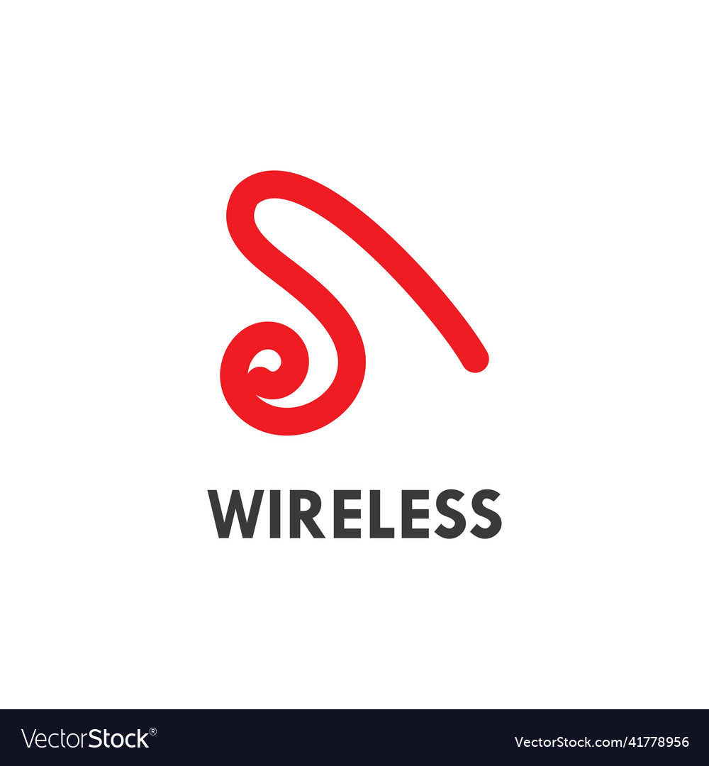Wireless logo Royalty Free Vector Image - VectorStock