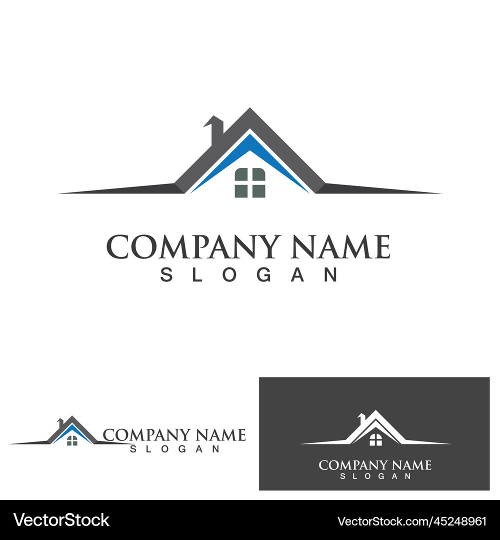 Building home and city scene Royalty Free Vector Image