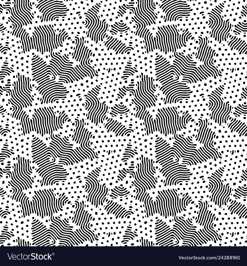 Diffusion reaction seamless pattern black and Vector Image Diffusion reaction seamless pattern black and Vector Image