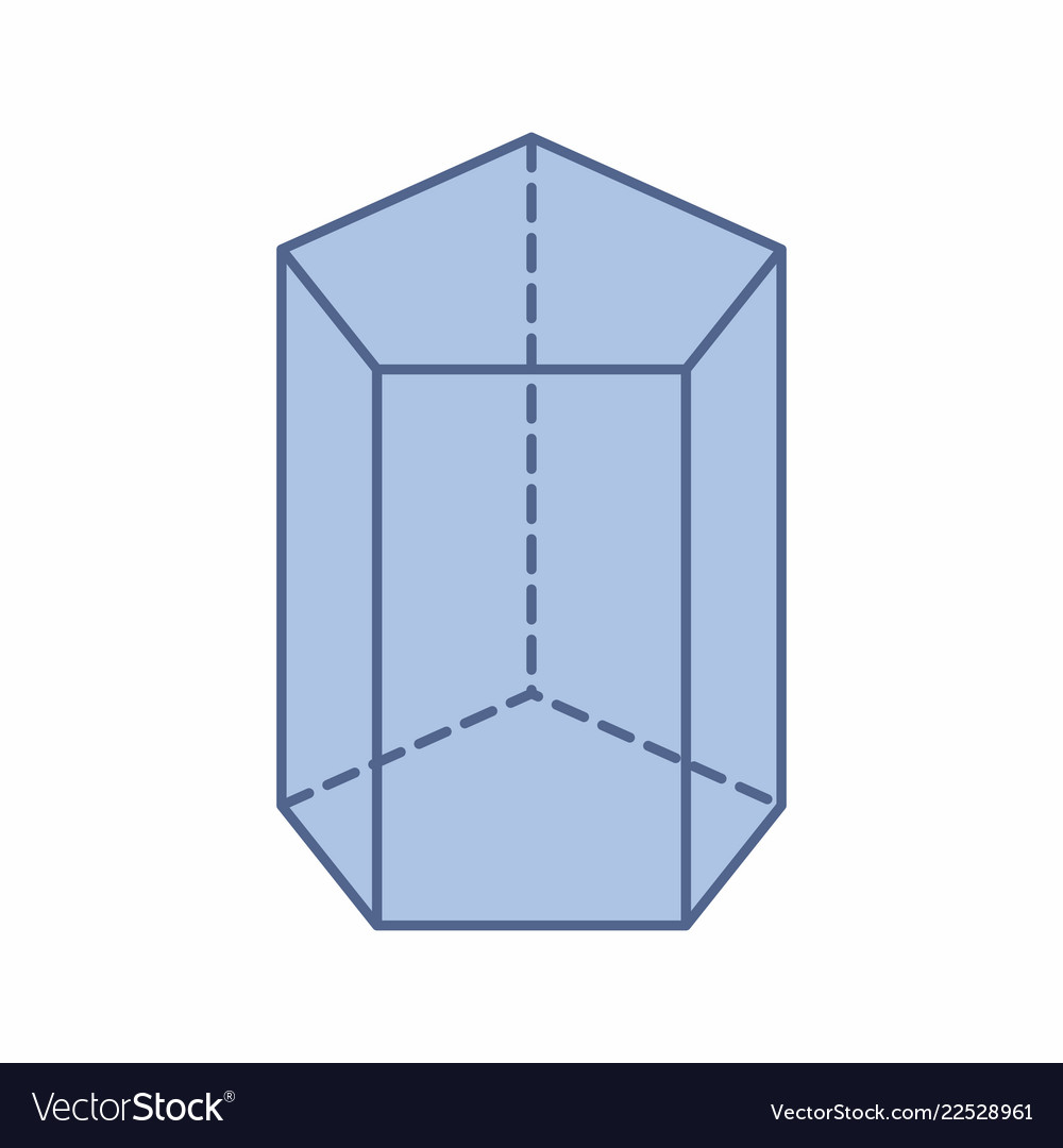 Pentagonal Prism Royalty Free Vector Image VectorStock