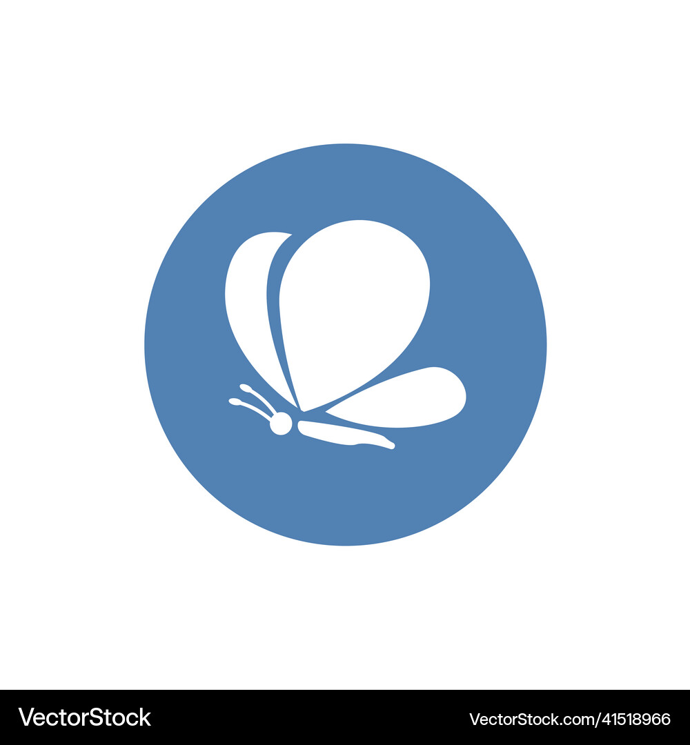 Butterfly icon symbol premium quality isolated Vector Image