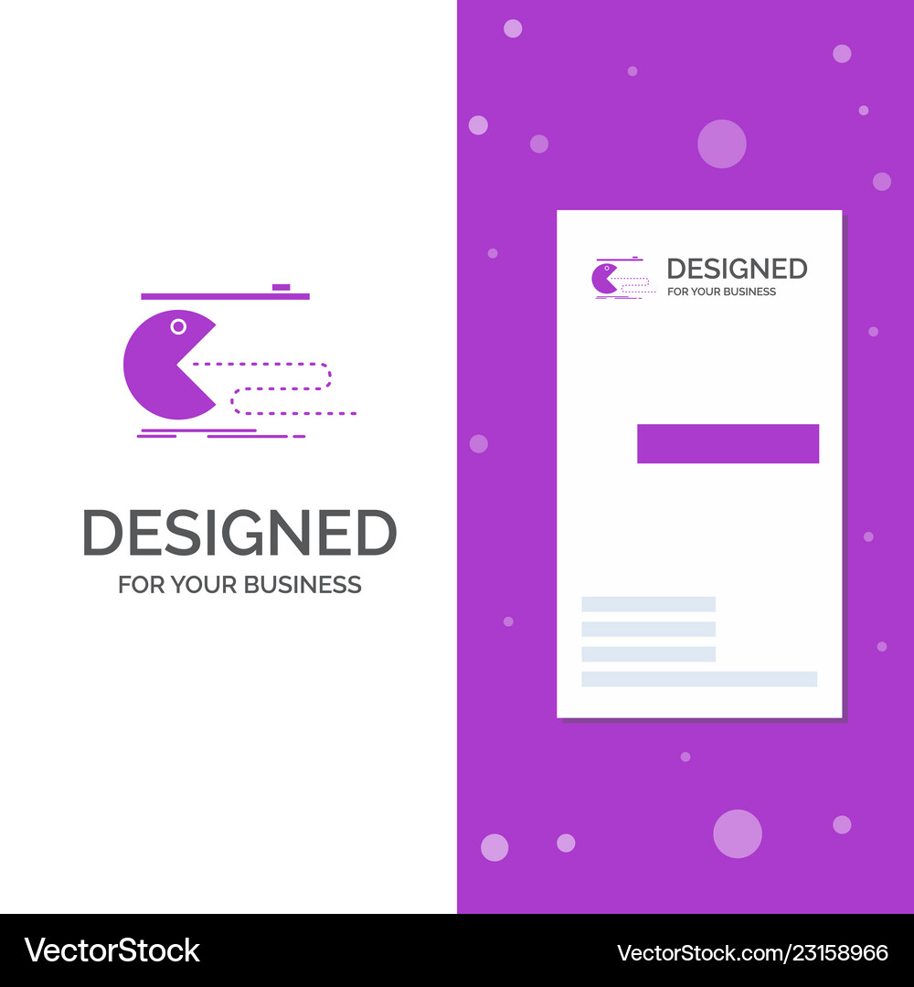 Pac-Man Business Logo - 8-Bit Gaming Royalty Free Vector