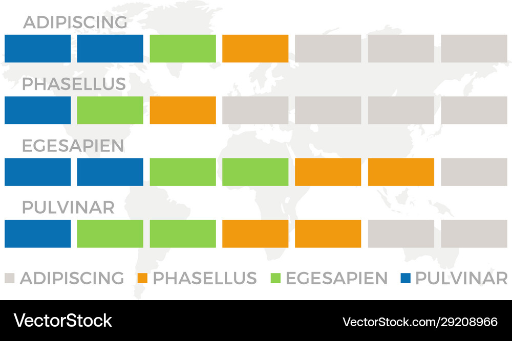 Set blue green and orange elements Royalty Free Vector Image