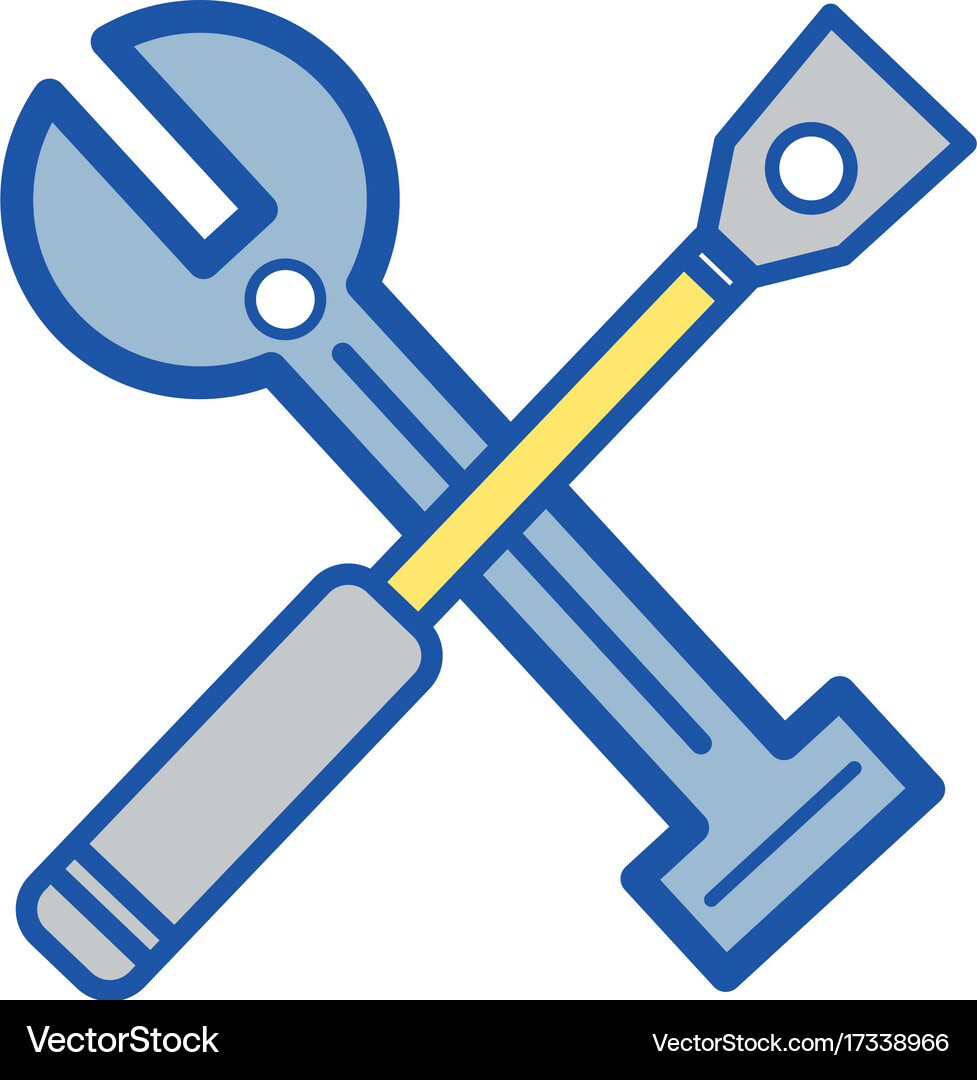 Tools to car repair service design Royalty Free Vector Image