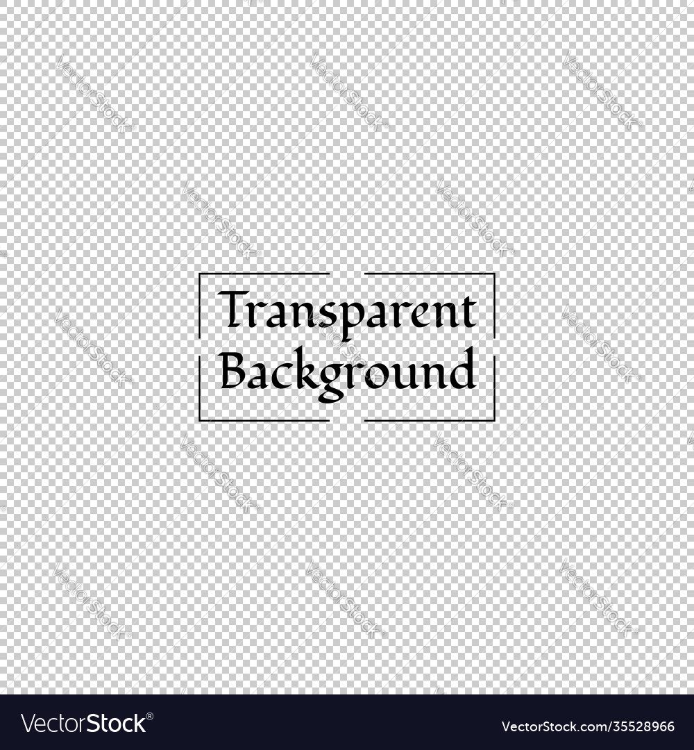 Transparent background Royalty Free Vector Image