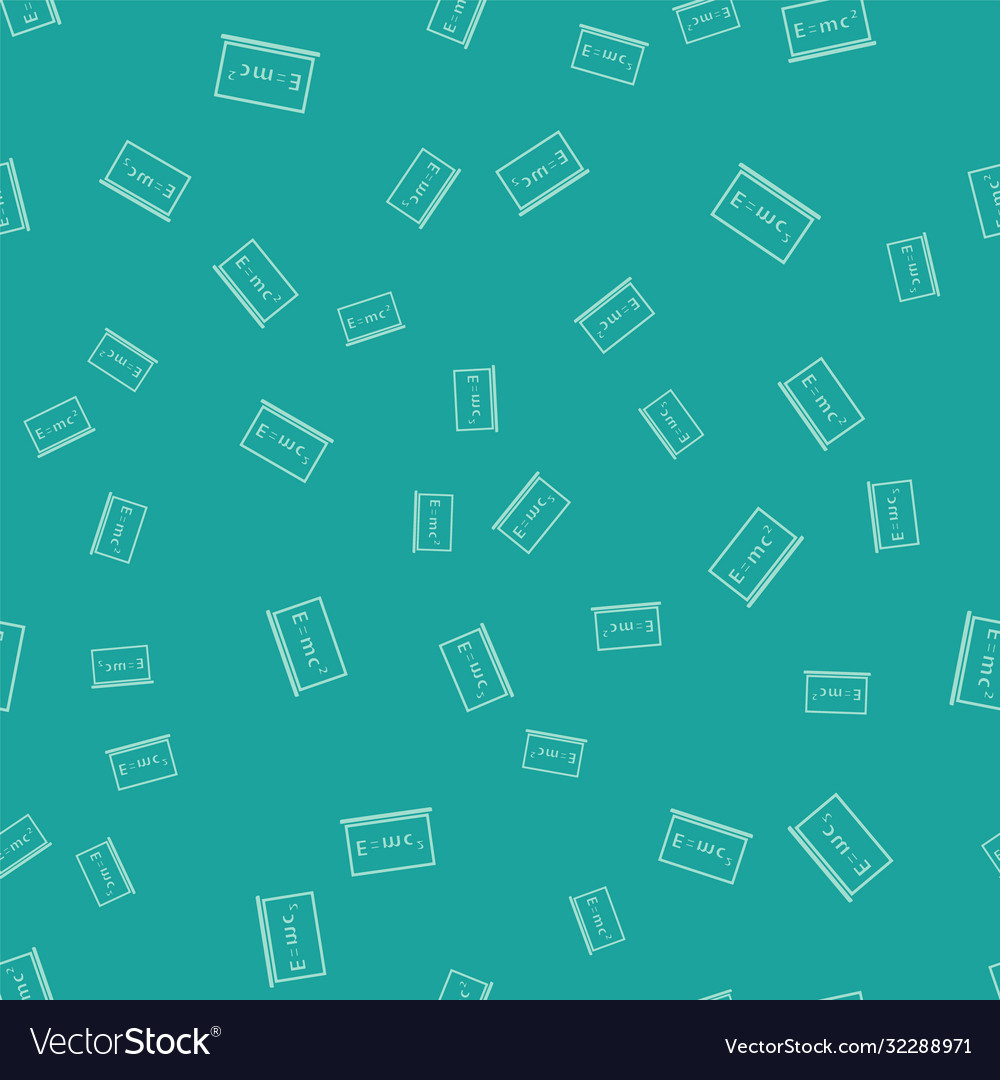 Green math system equation solution Royalty Free Vector