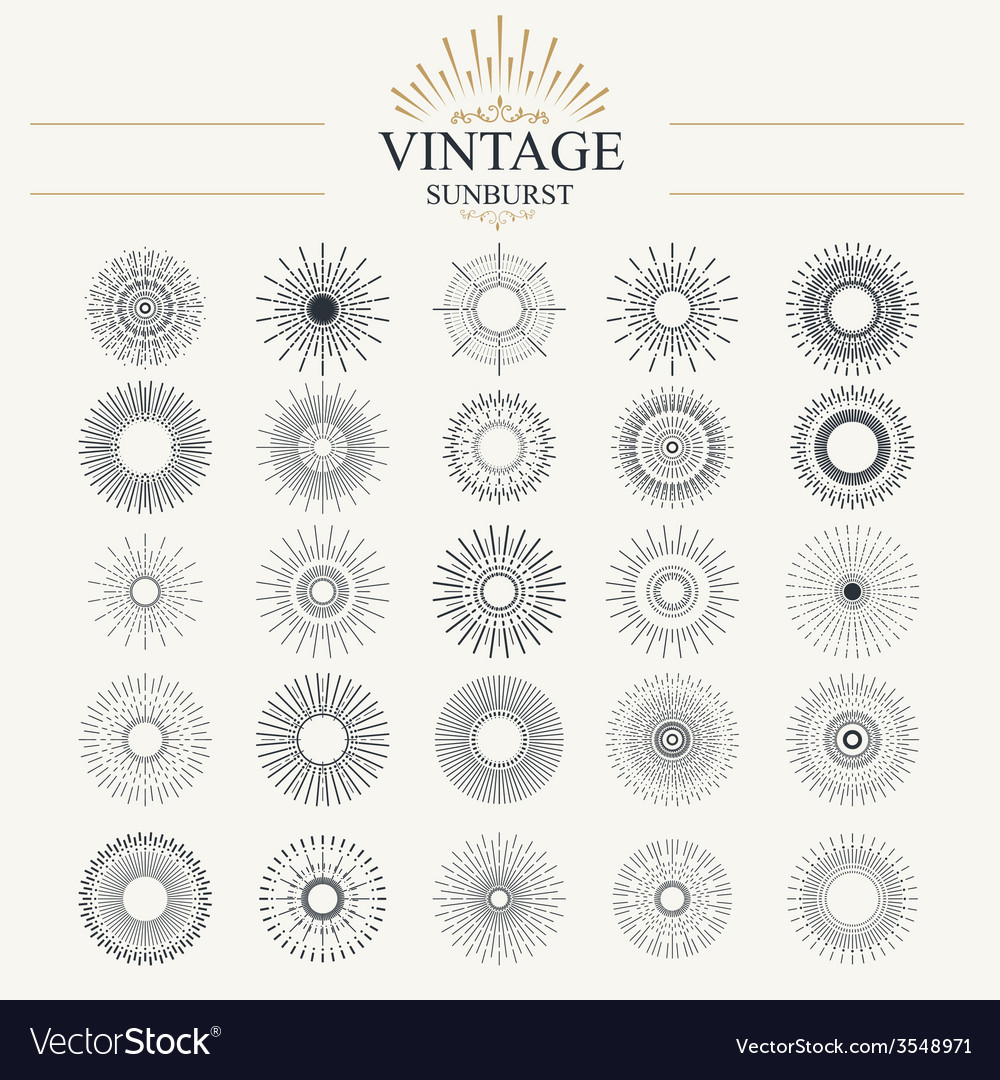 Sunburst Royalty Free Vector Image - VectorStock