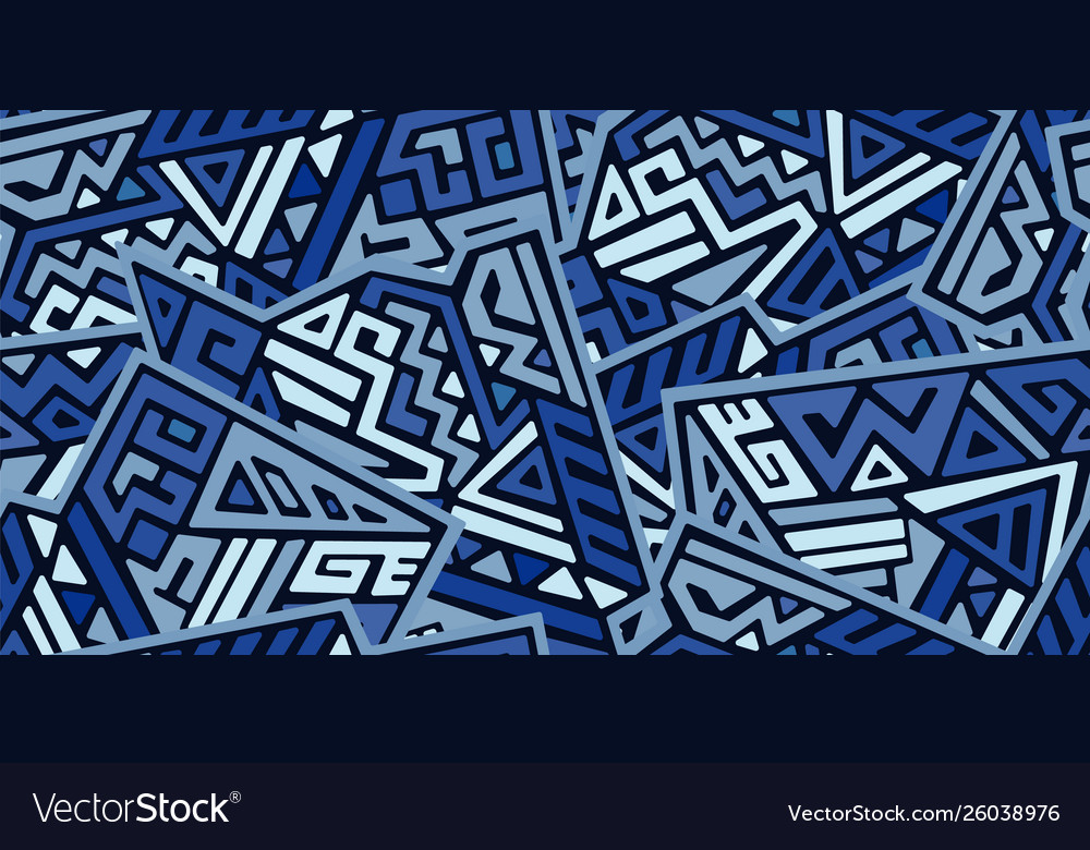 Creative geometric seamless pattern Royalty Free Vector