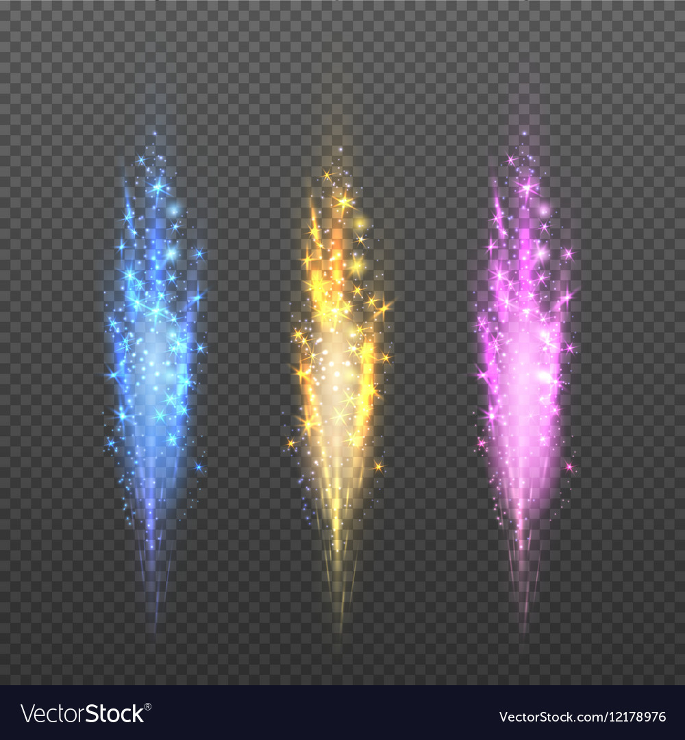 Fireworks sparks christmas lights isolated Vector Image Fireworks sparks christmas lights isolated Vector Image