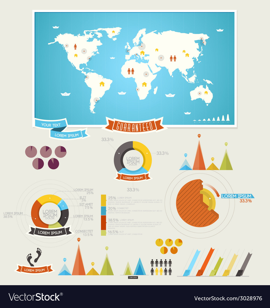 Infographics elements Royalty Free Vector Image