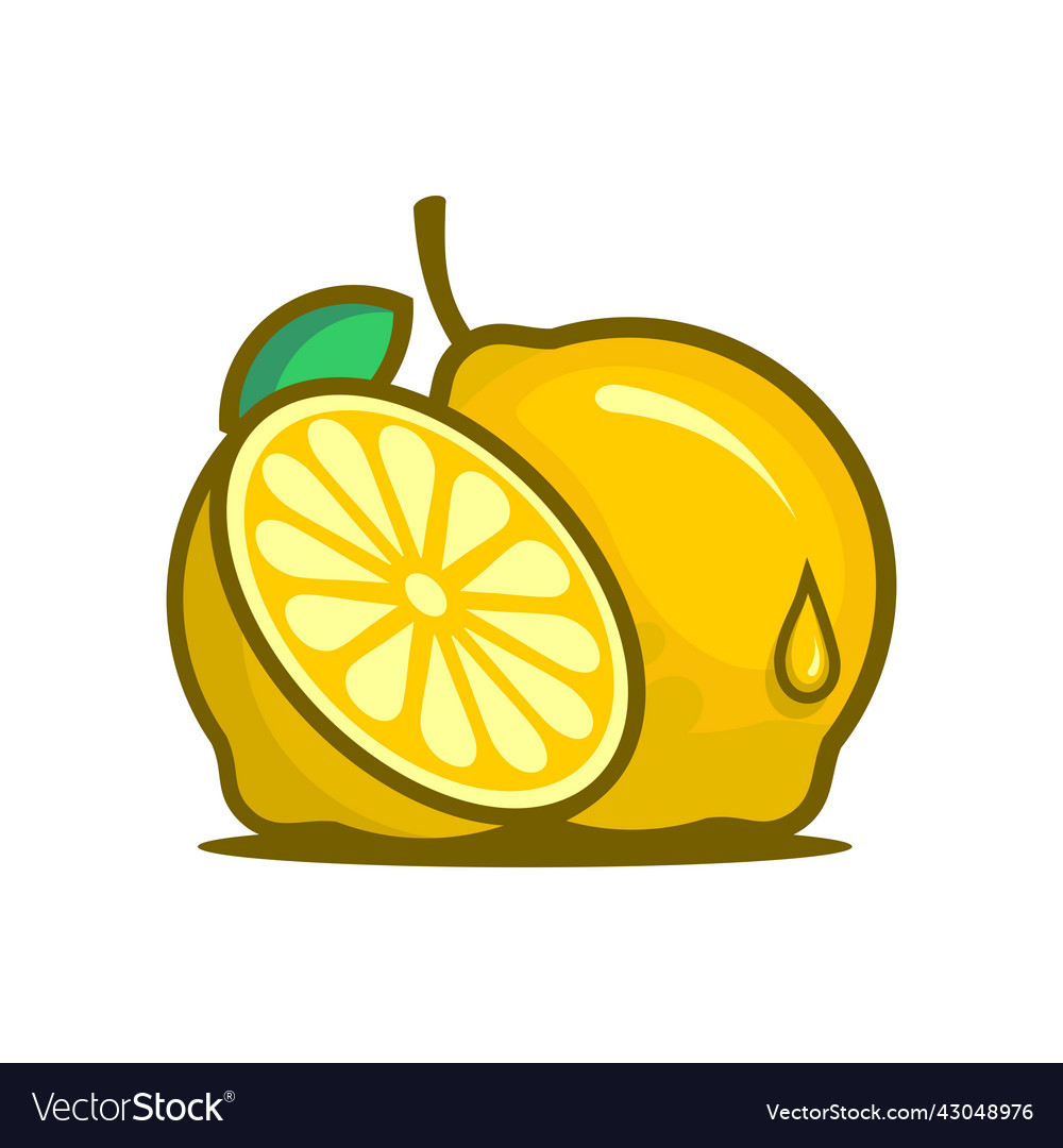 Lemon Royalty Free Vector Image - VectorStock