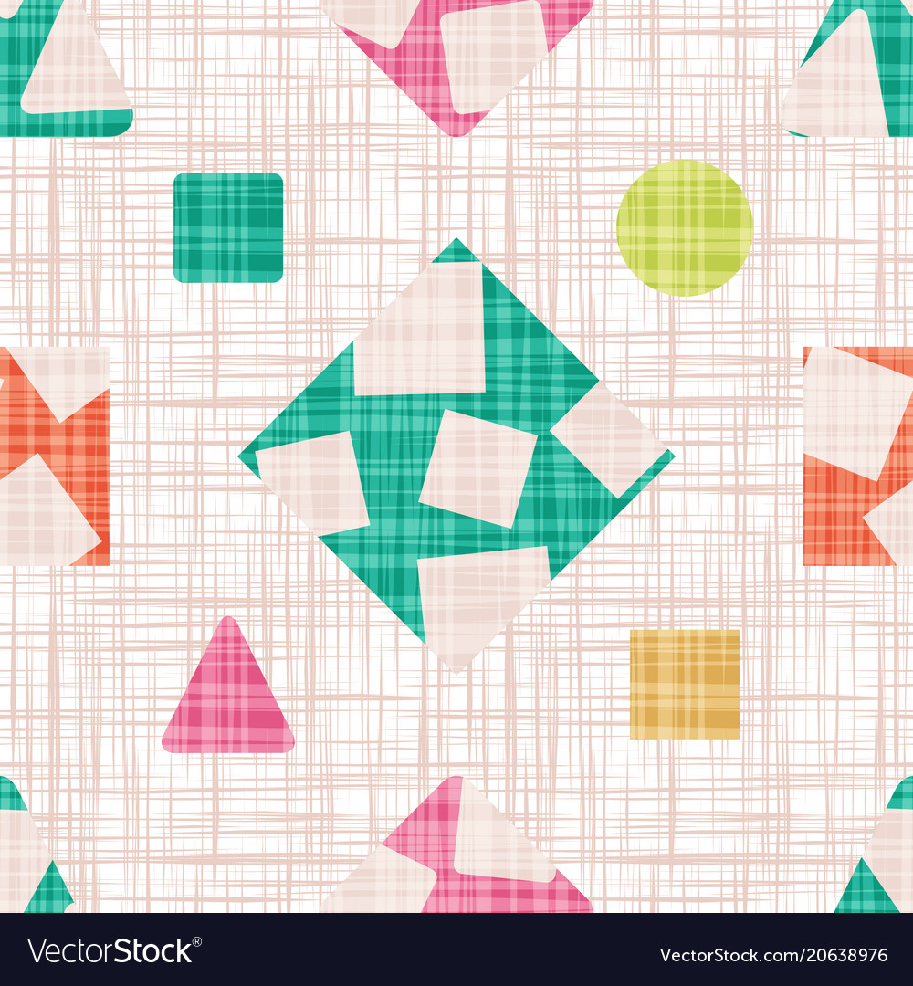 Seamless pattern background the cloth design Vector Image