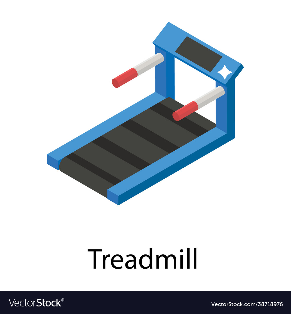 Treadmill Royalty Free Vector Image - VectorStock