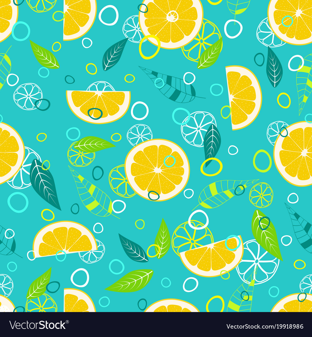 Fruit mix pattern 3 Royalty Free Vector Image - VectorStock