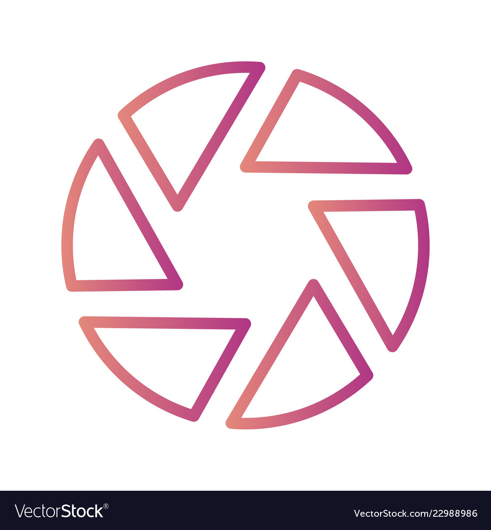 Shutter icon Royalty Free Vector Image - VectorStock