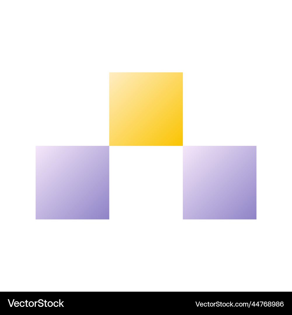 Taxicab checkers sign flat gradient two-color ui Vector Image
