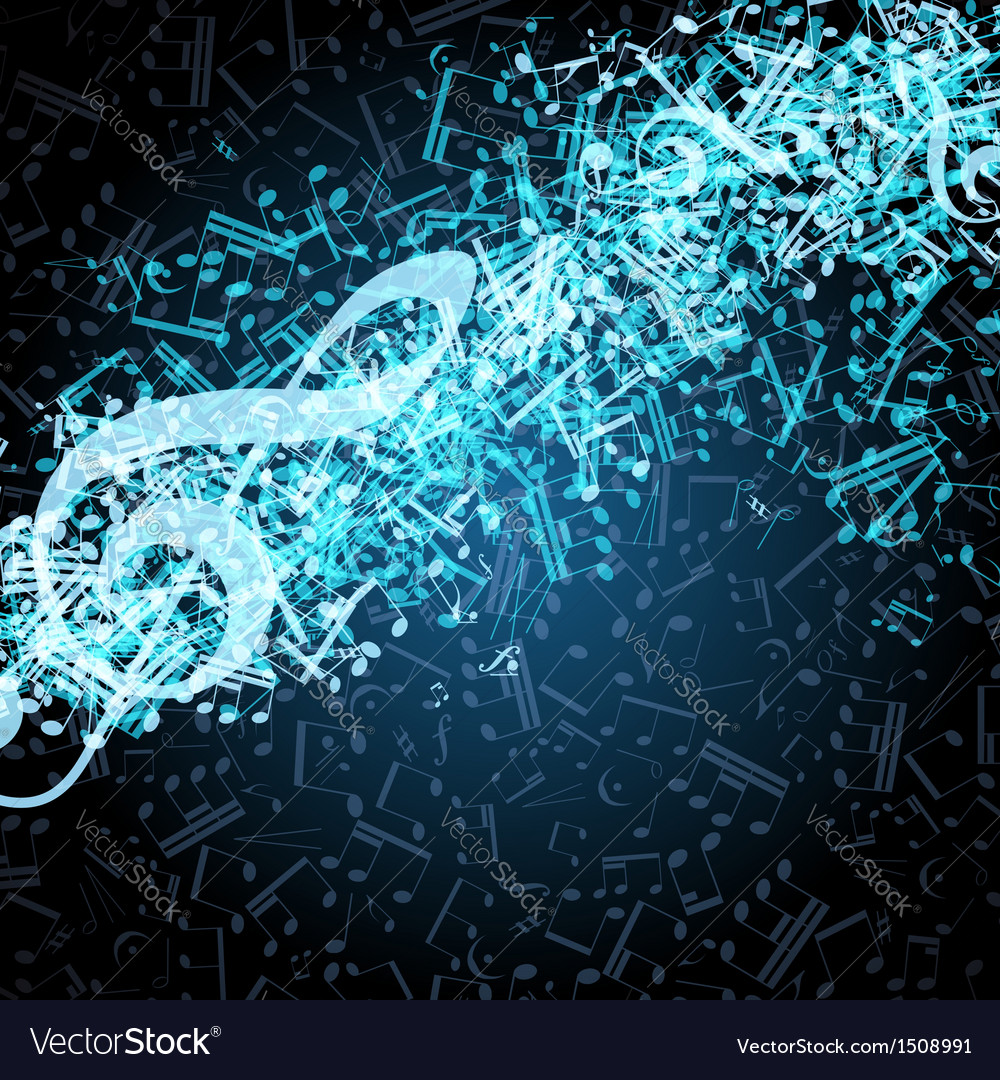 Notes musical background Royalty Free Vector Image