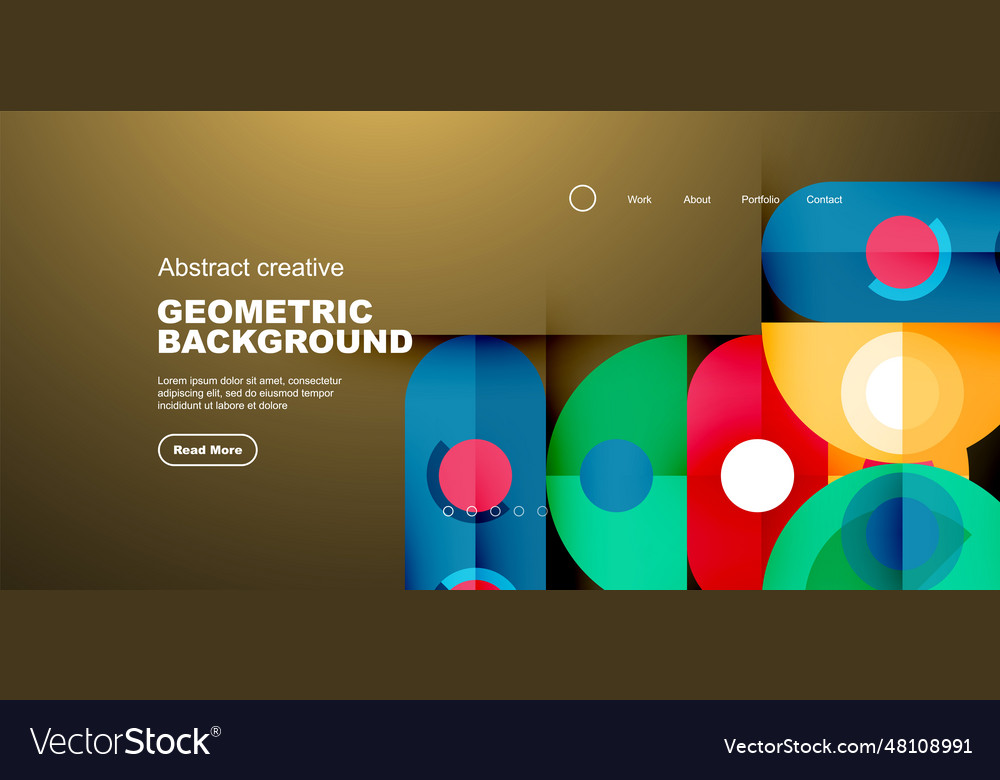 Simple circles and round elements pattern Vector Image