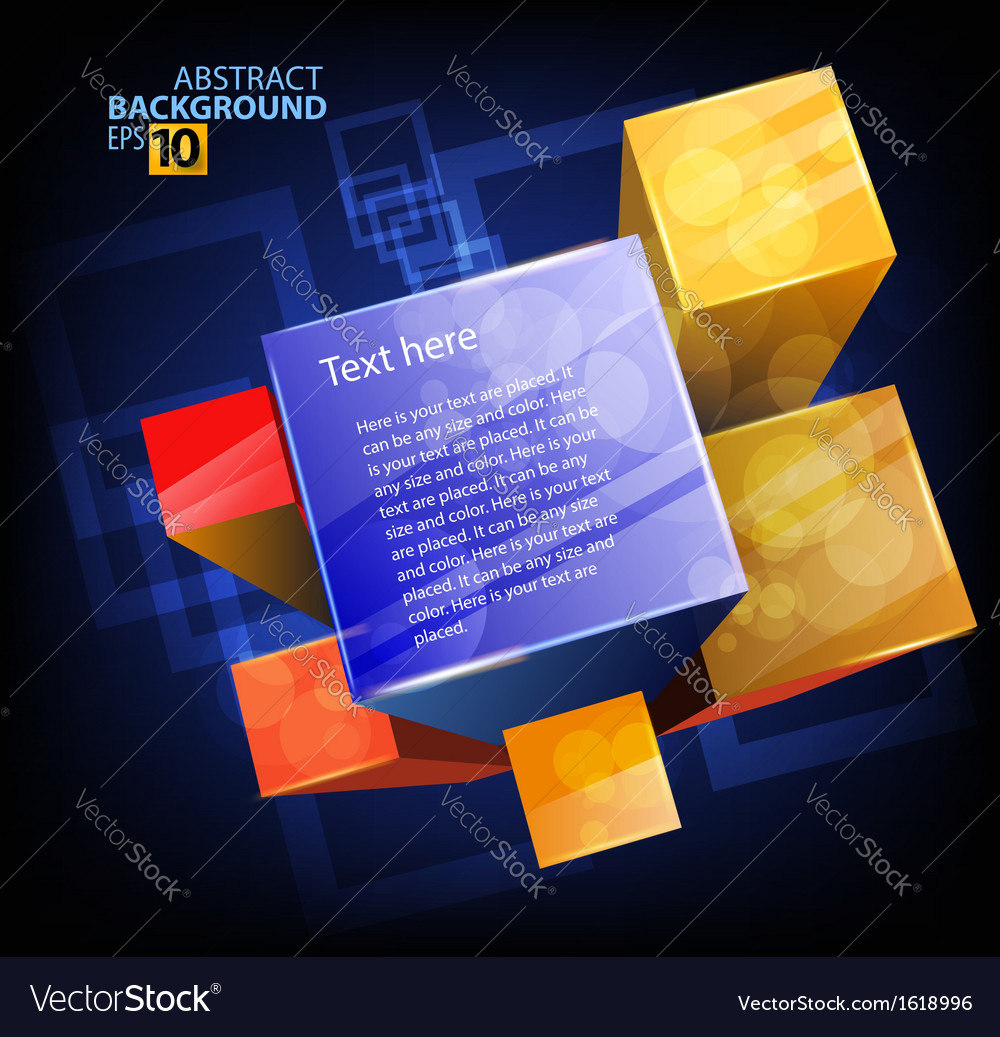 3d Royalty Free Vector Image - VectorStock