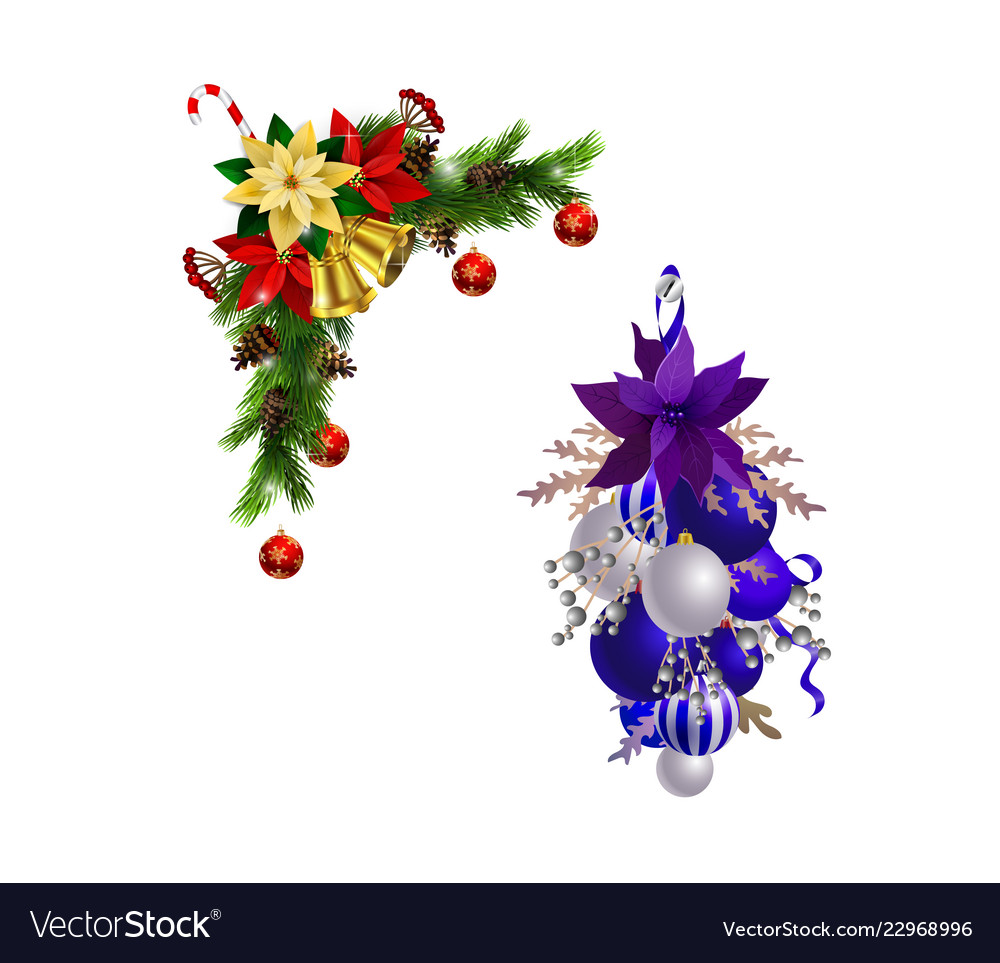 Christmas elements for your designs Royalty Free Vector